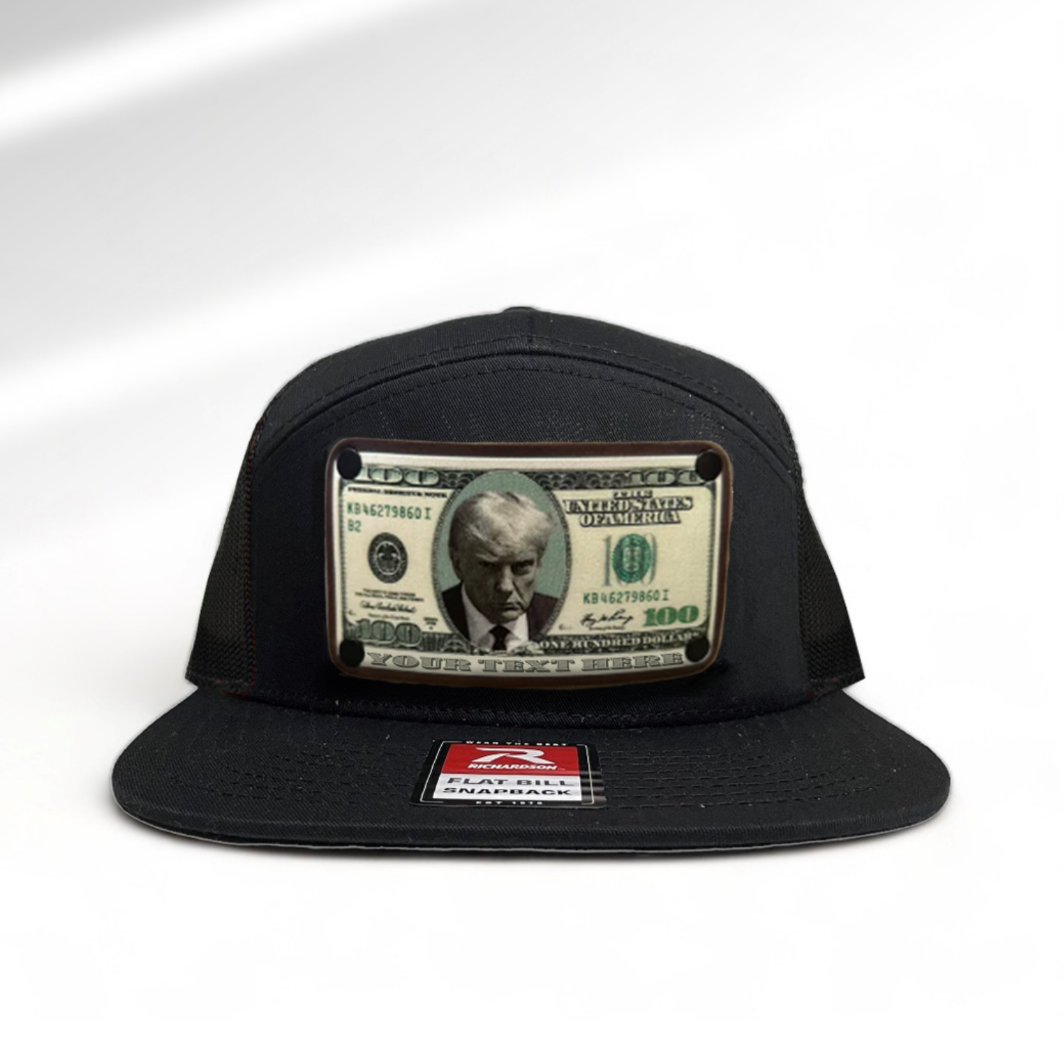 Customizable $100 Trump Leather Patch