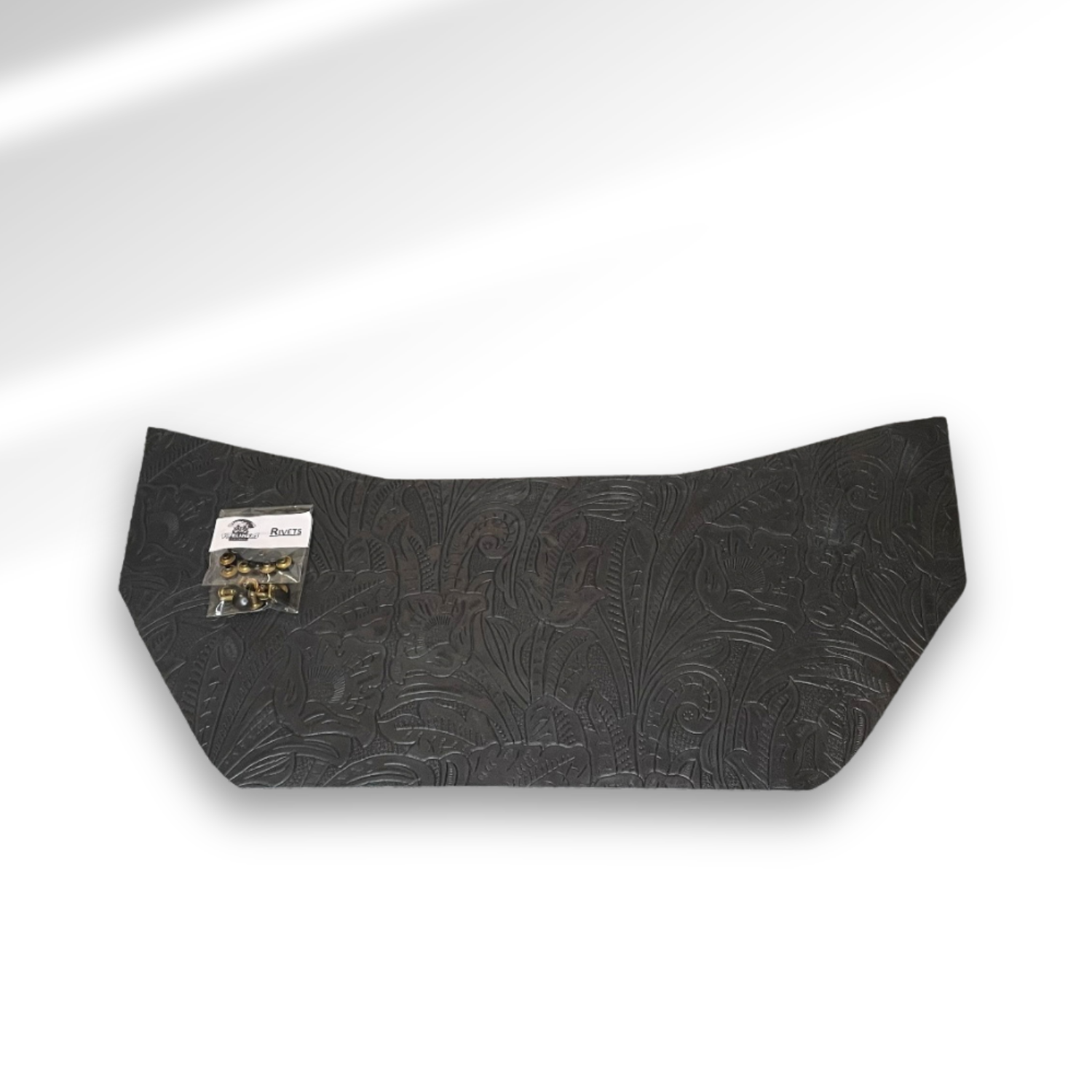 Leather Bottom Bib Floral