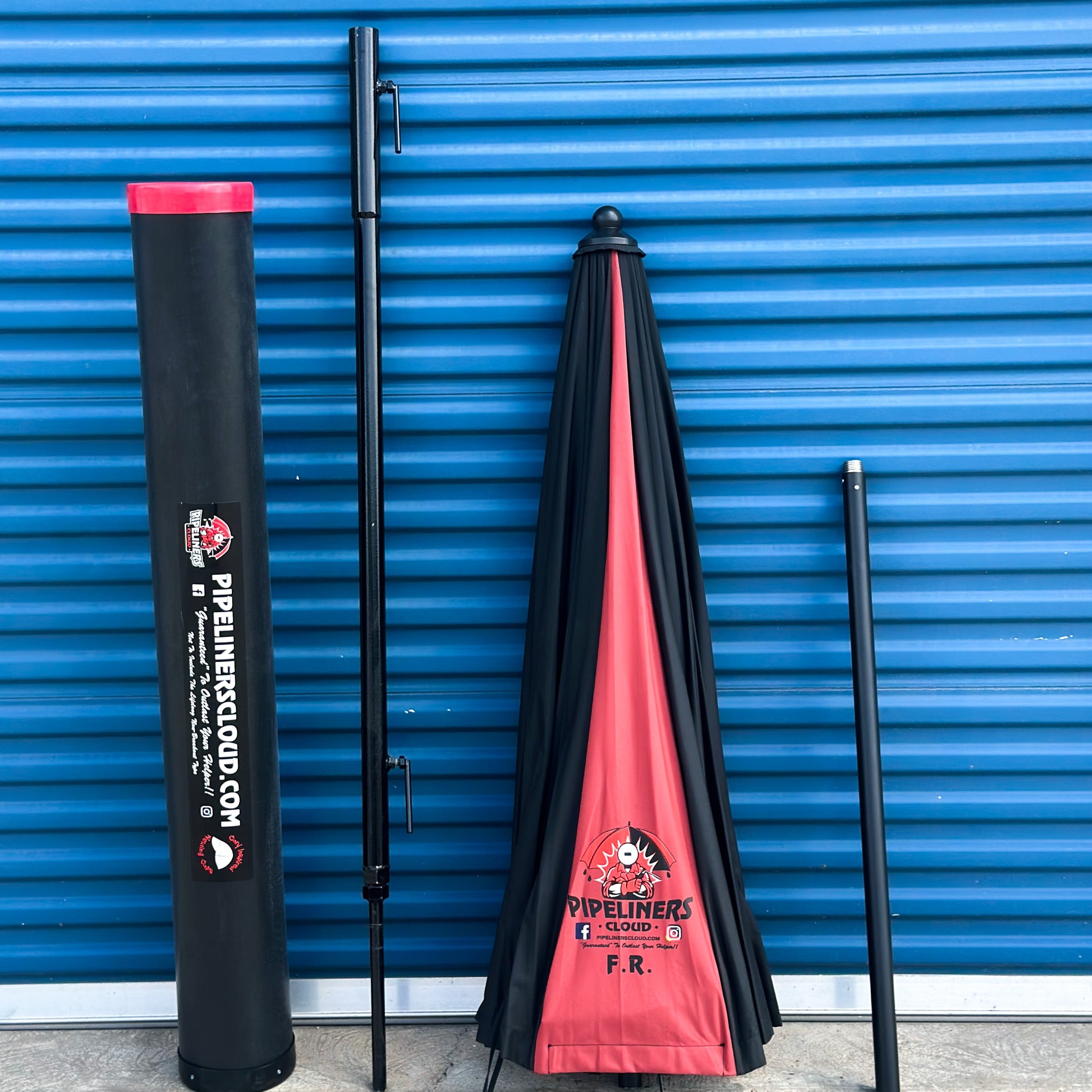 8' Flame Resistant Pipeliners Cloud Complete Shade System - Pipeliners ...