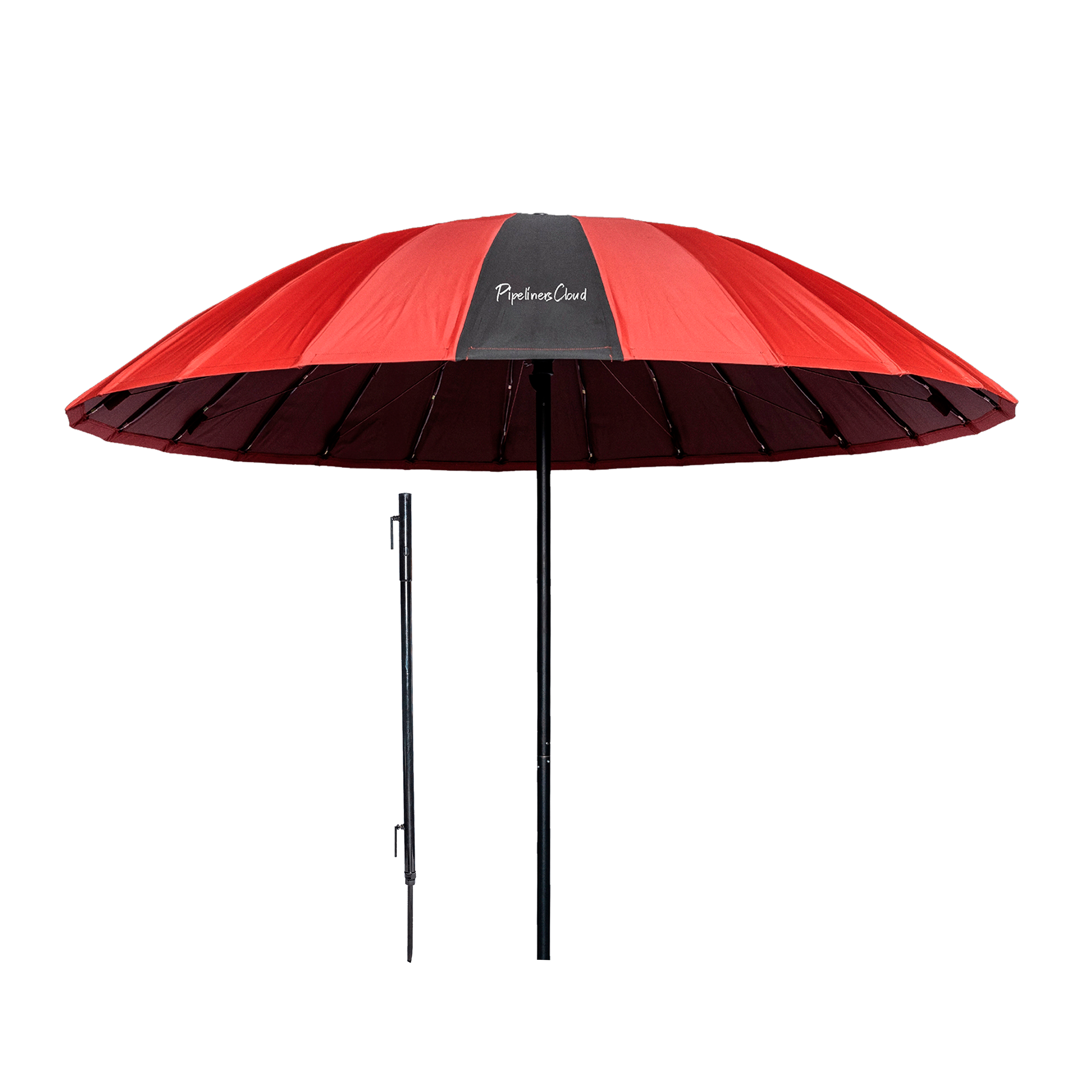 Red 8' Pipeliners Cloud Complete Shade System - Pipeliners Cloud